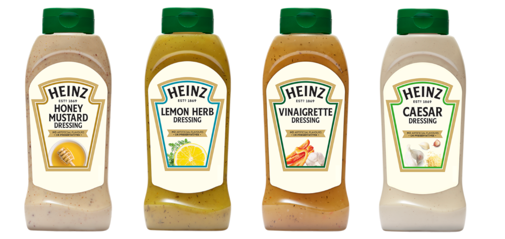 Heinz présente de nouveaux dressings et produits à base de tomates - Dobbit