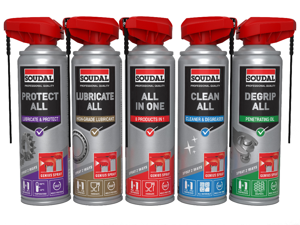 Genius sprays de Soudal - Dobbit